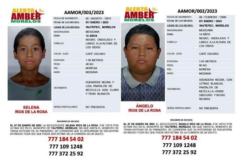 Desaparecen en Morelos hermanos menores de edad