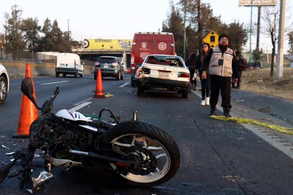 Muere Motociclista En La México Querétaro