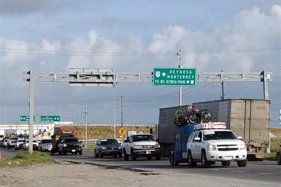 Ingresa por Reynosa primera caravana de paisanos