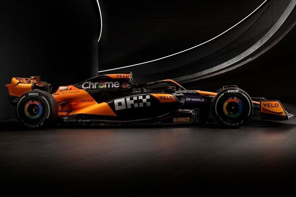 Revela McLaren los colores de su monoplaza 2024