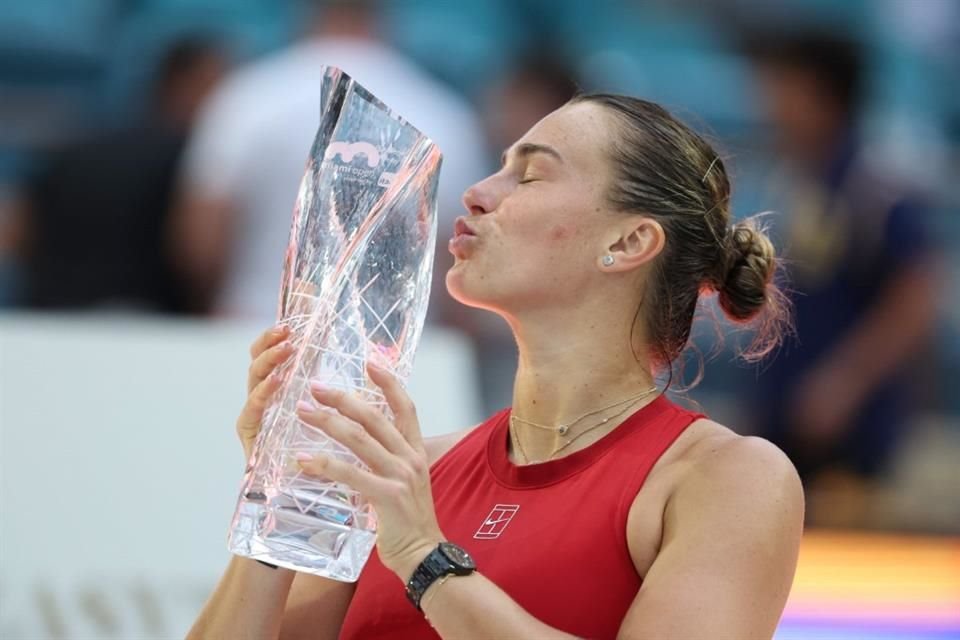 Aryna Sabalenka conquista su primer Abierto de Miami